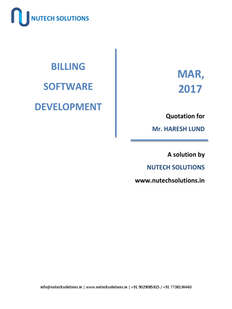 Quotation For Application Development | PDF | Web Application | Cloud ...
