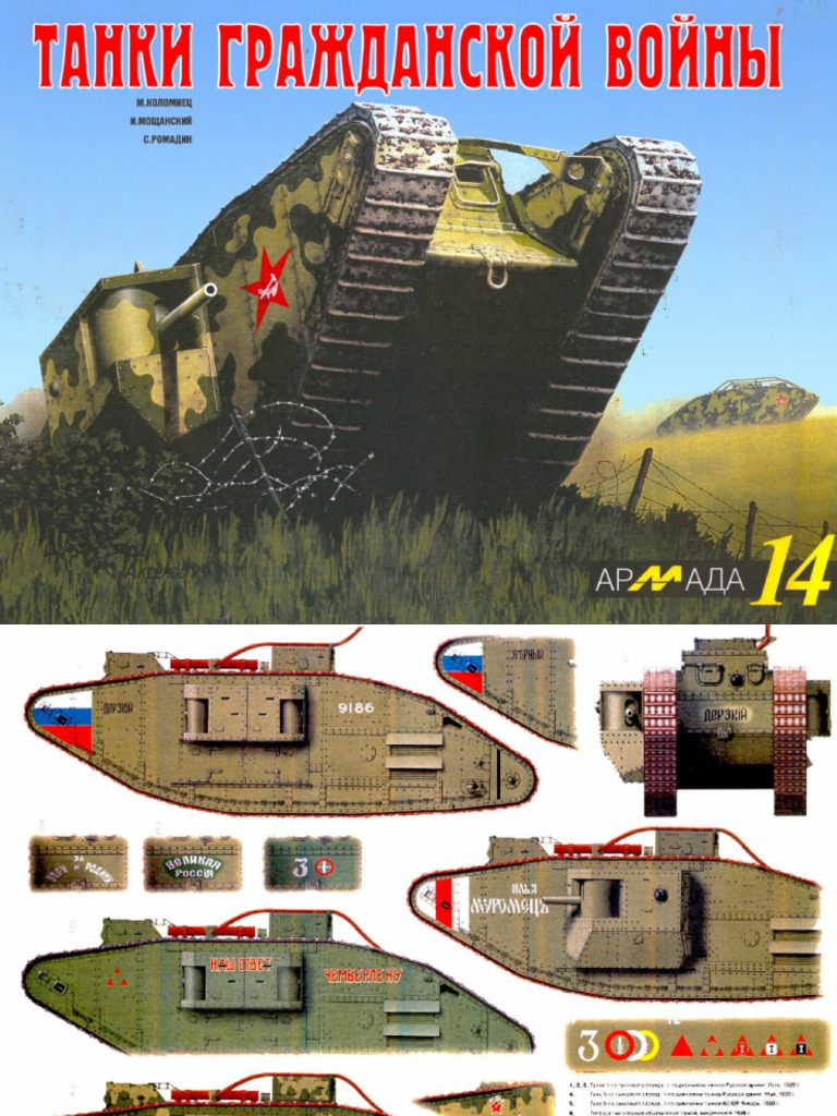 XRUSarmy - Armada 14 Tanks in Russian Civil War | PDF