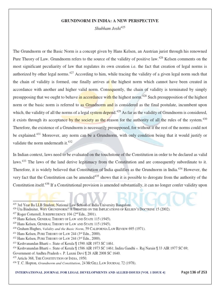 Hans Kelsen Grundnorm | PDF | Jurisprudence | Public Law