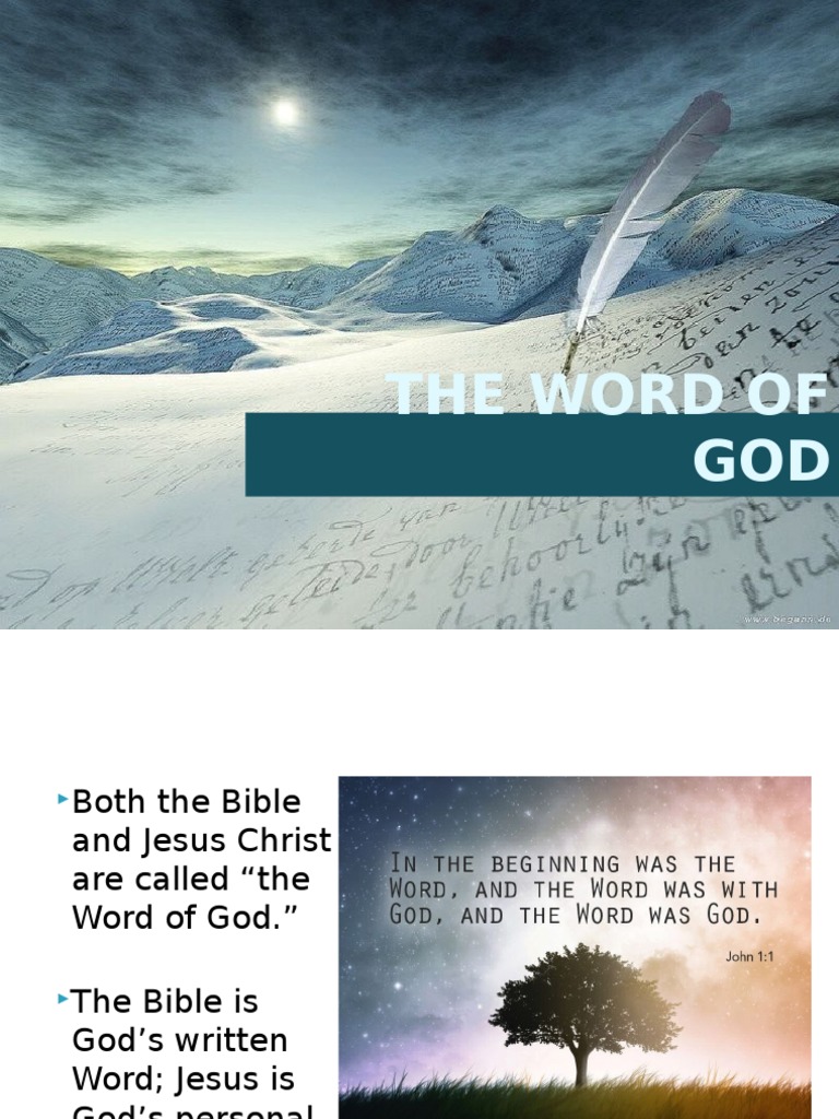 The Word of God | PDF | Gospel Of Matthew | Jesus