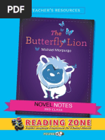 (454850) SEL Study Guide - The Butterfly Lion | PDF | Lion