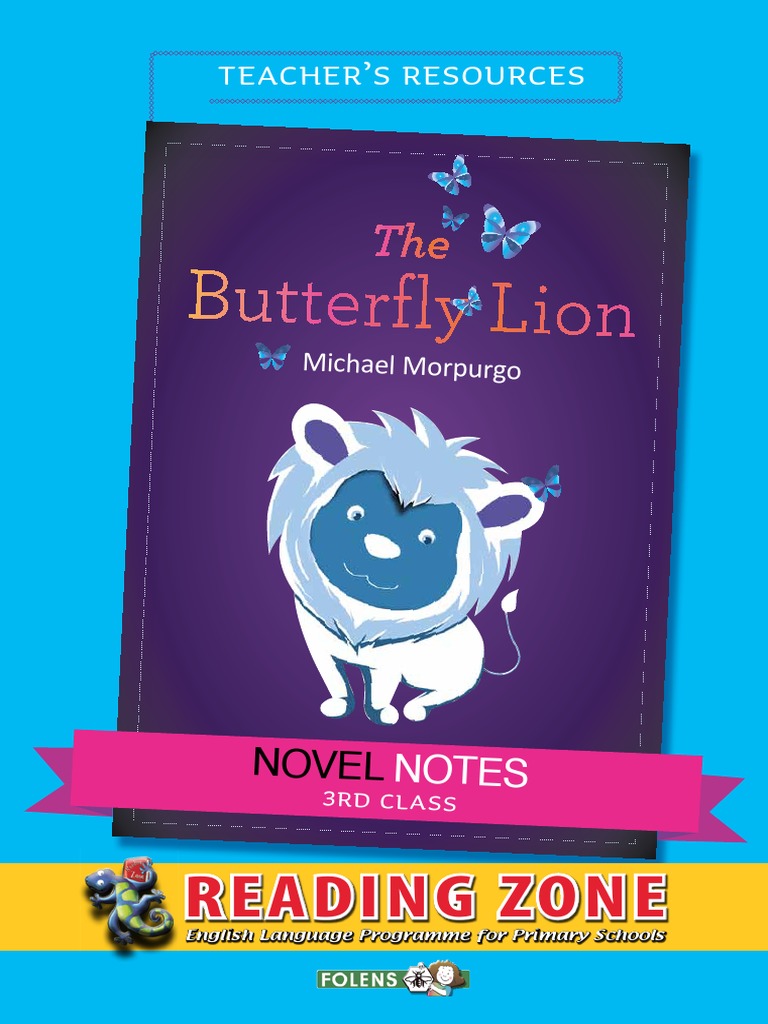 Novel Notes 3rd Class The Butterfly Lion v9 | PDF | Children's ...