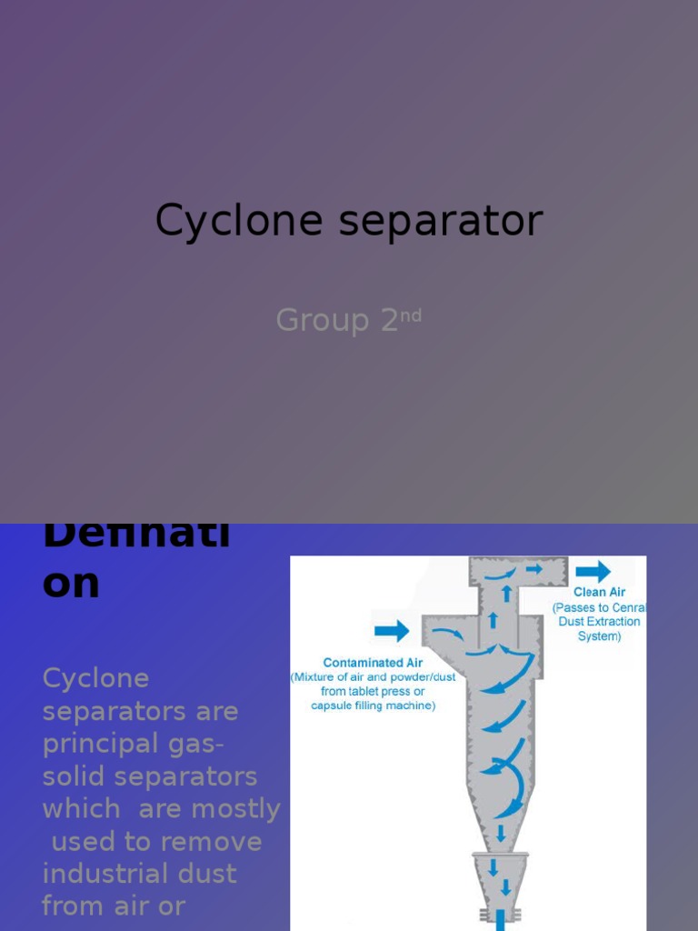 Cyclone Separator | PDF