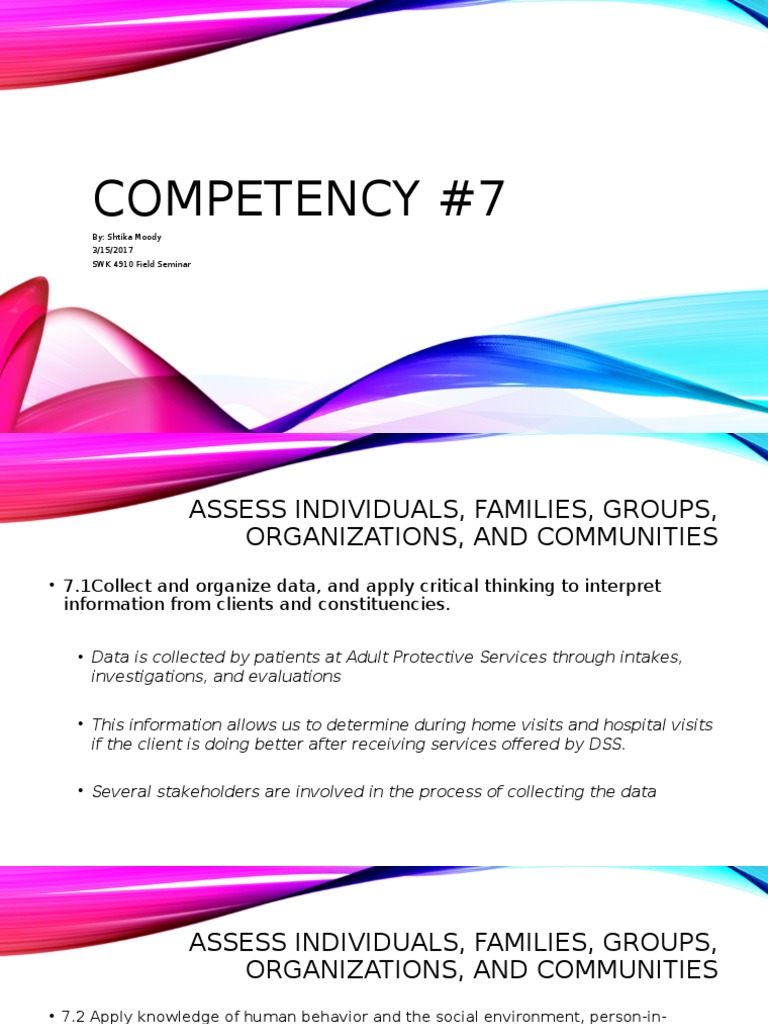 Competency 7 Pdf Competence Human Resources Educational Assessment