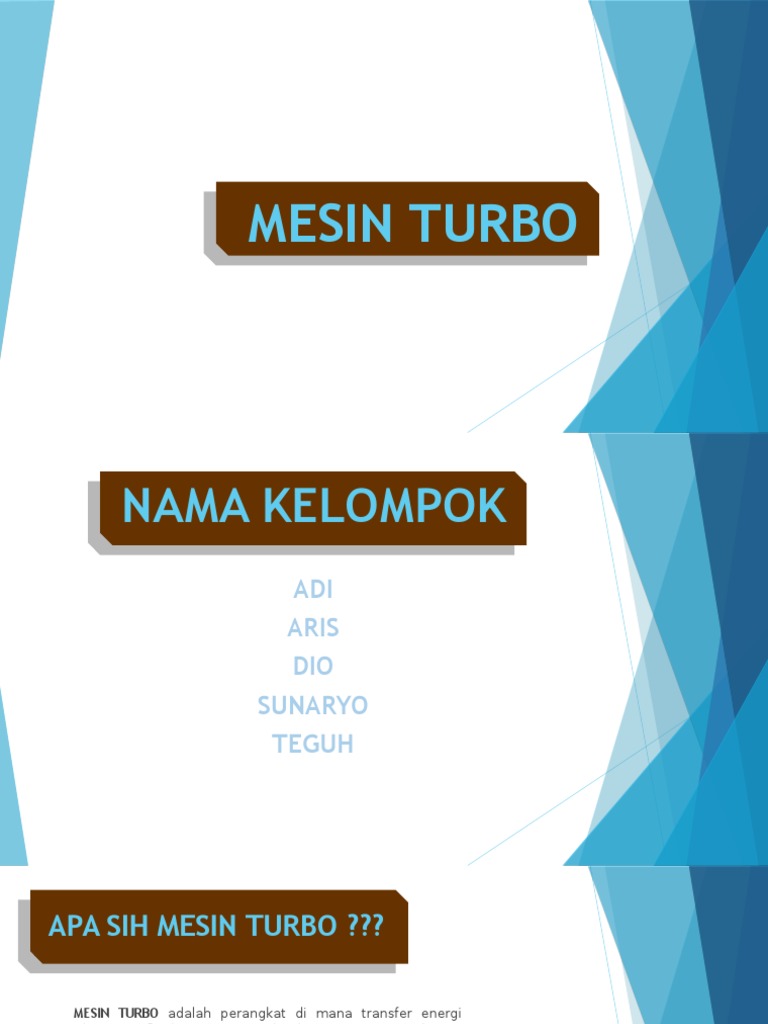 Panduan Lengkap Mesin Turbo dan Jenisnya | PDF
