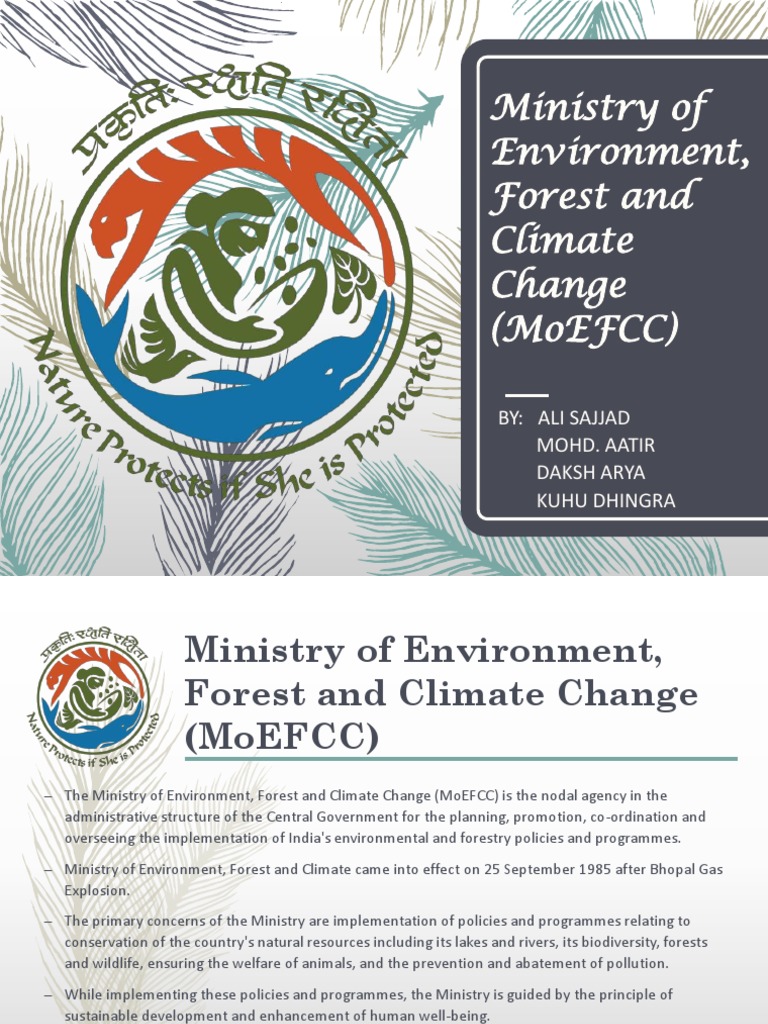 Ministry of Environment, Forest and Climate Change | PDF | Natural ...