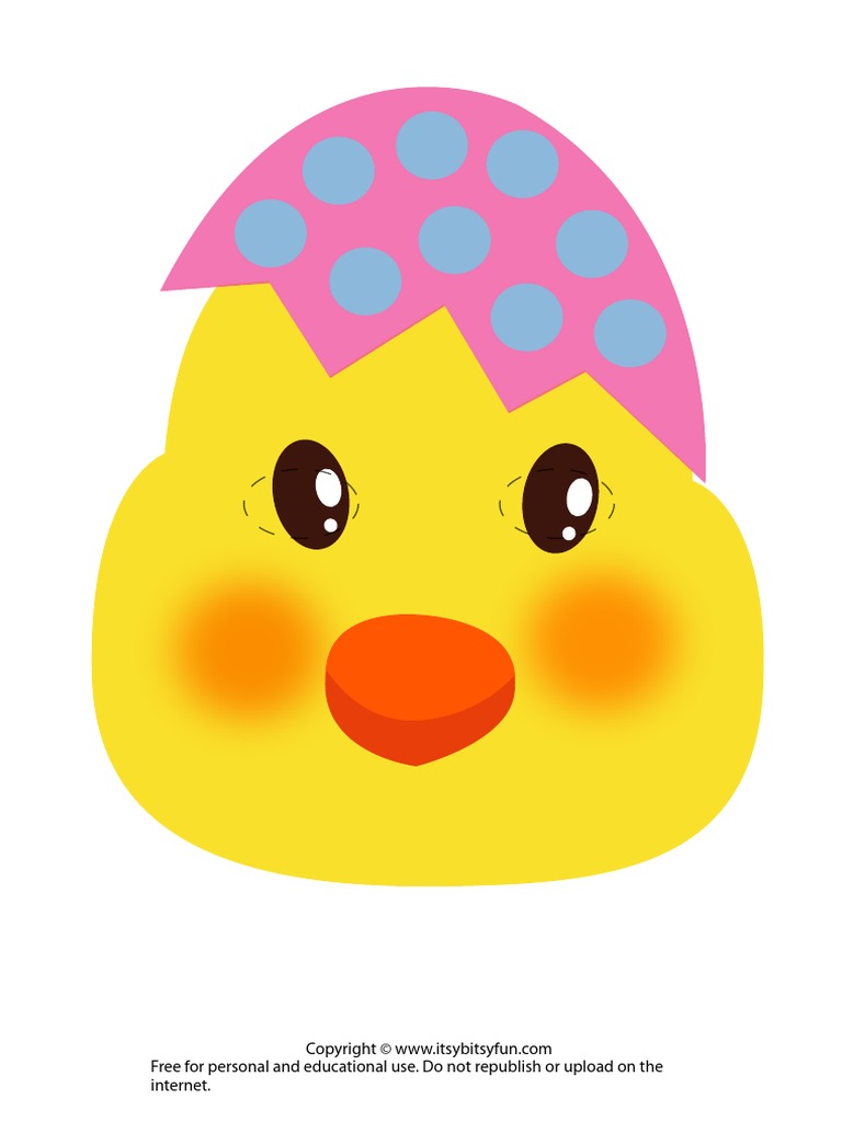 Easter Chick Mask Egg | PDF