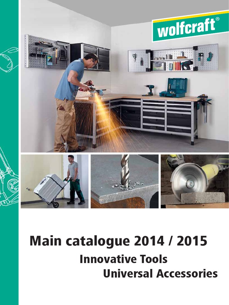 Wolfcraft Catalogue - 2014 - en PDF | PDF | Drill | Cabinetry