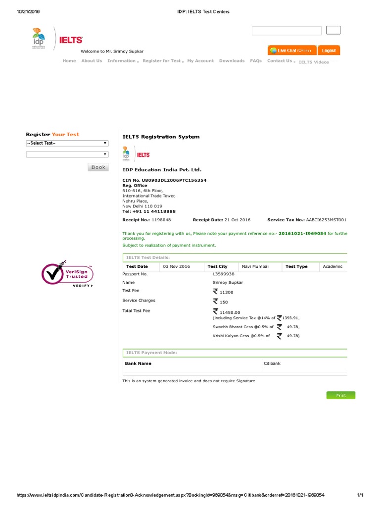 Idp_ Ielts Test Centers | Government Finances | Taxation