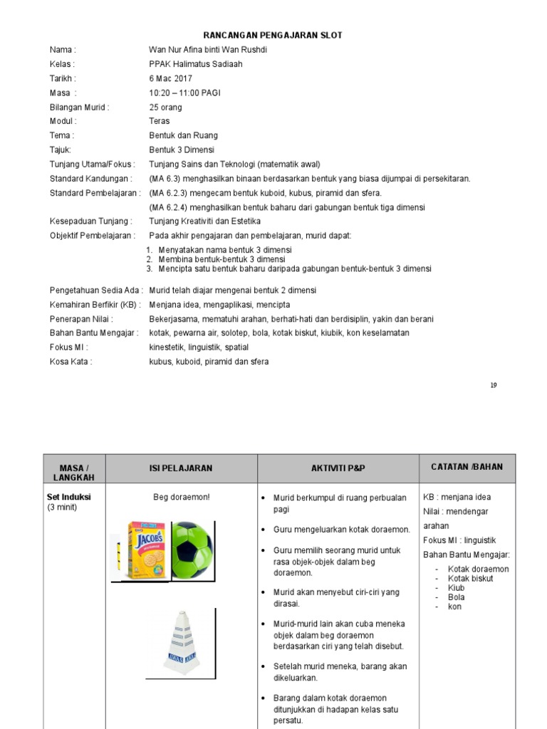 Contoh Rps Math | PDF