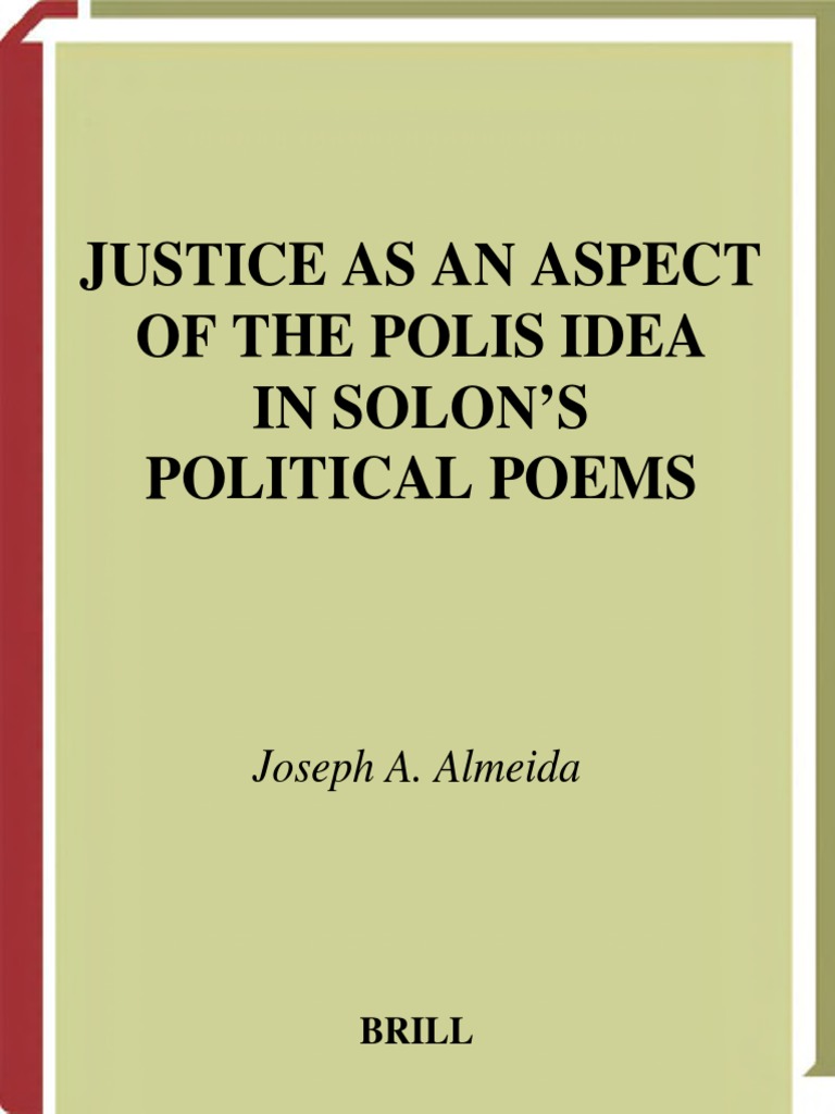 ALMEIDA - 2003 - Justice As An Aspect of The Polis Idea in Solon's ...
