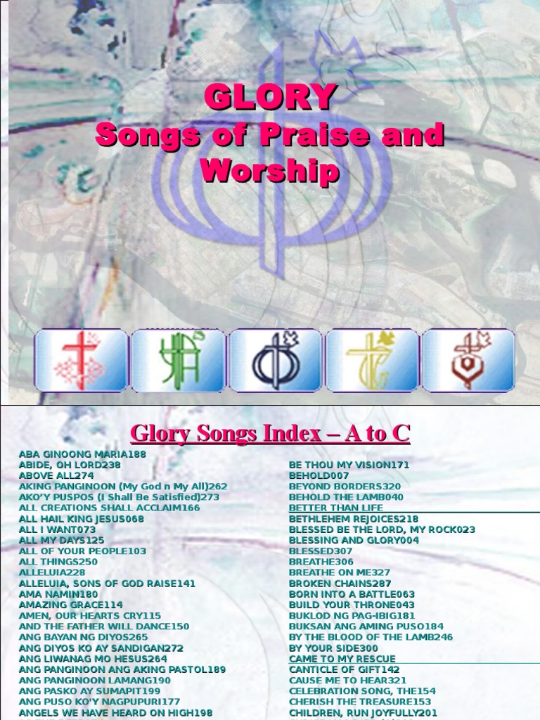 Glory Song Book.09.01.07 | PDF | Glory (Religion) | Eternal Life ...