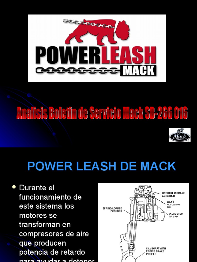 Mack. Power Leash. Principio | PDF | Tornillo | Pistón