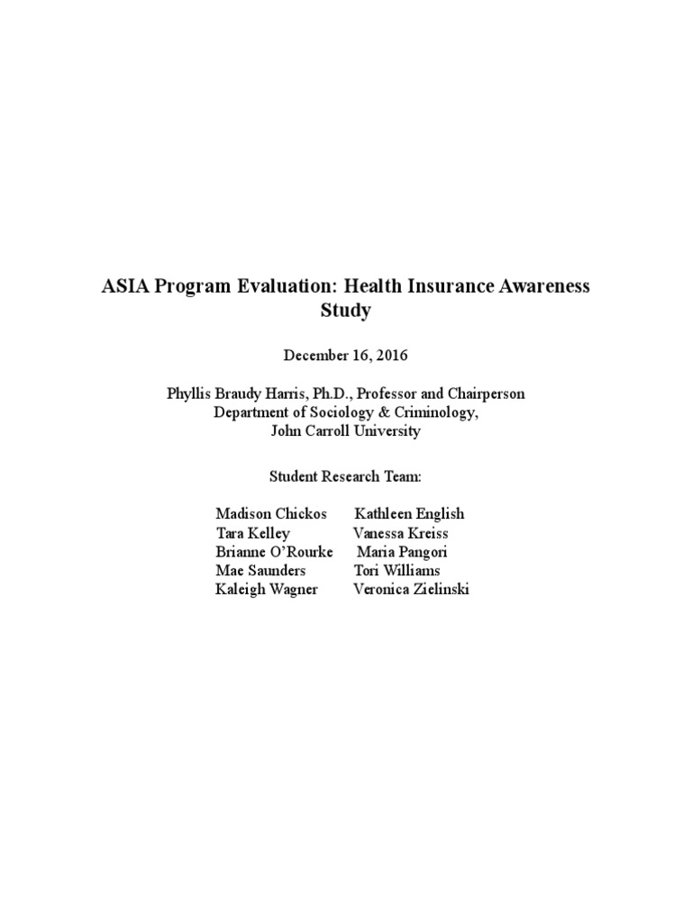 Asia Program Evaluation | PDF | Medicare (United States) | Family Medicine