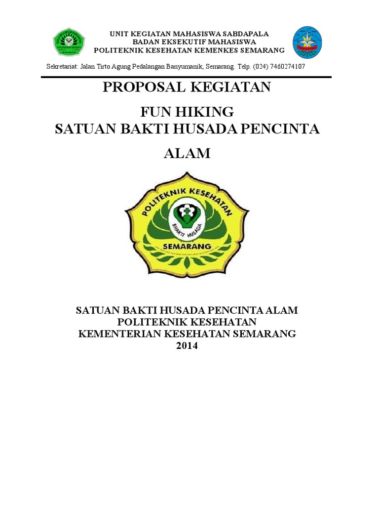 PROPOSAL Fun Hiking | PDF