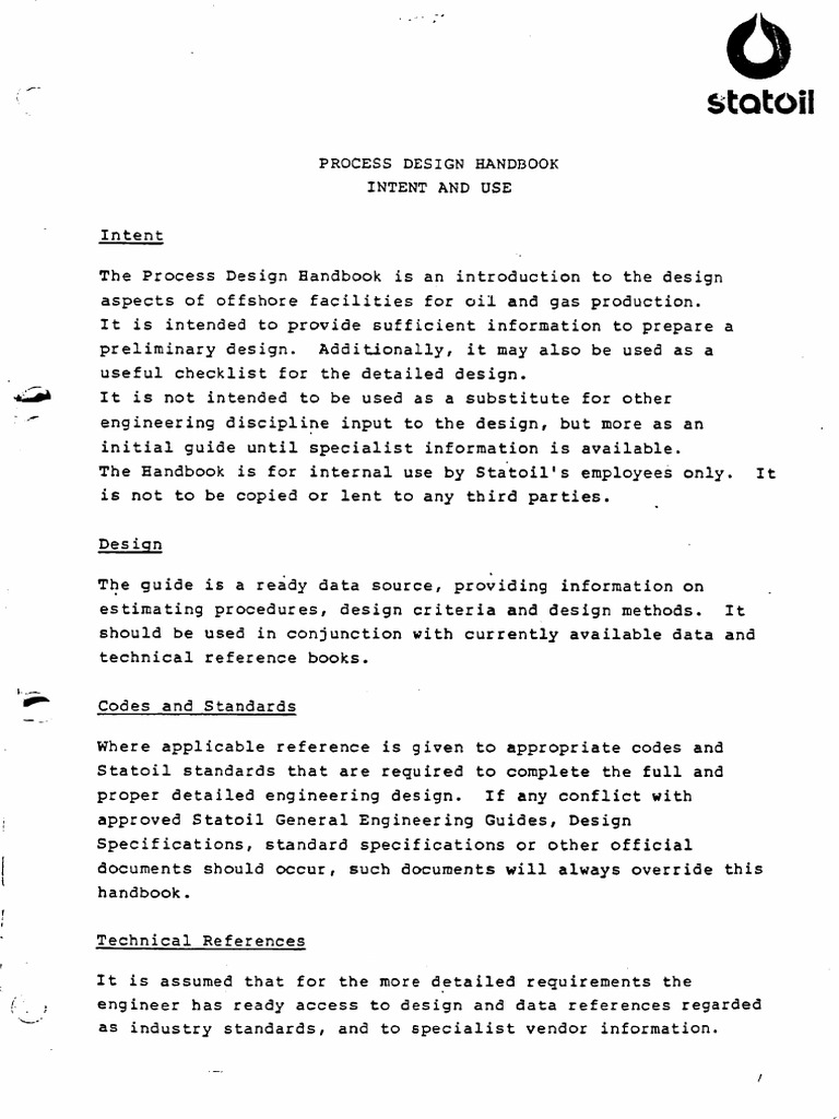 Process Design Handbook Part1 | PDF