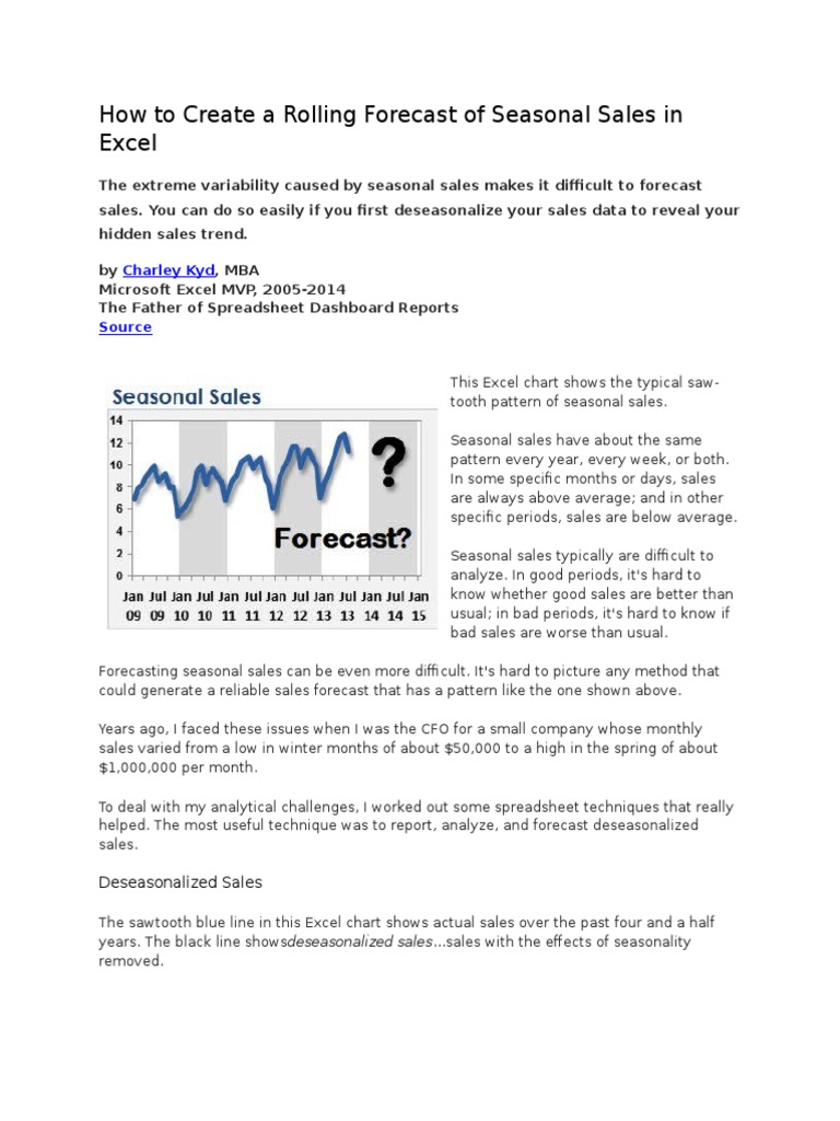 Excel Howto Dashboard | PDF | Microsoft Excel | Forecasting