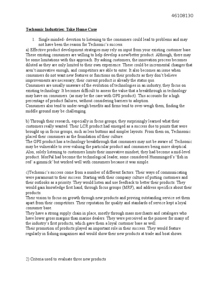 Techsonic Industries | Download Free PDF | Innovation | Global ...