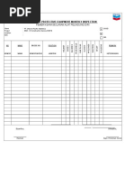 Hand Tool Register Checksheet - Daily | PDF | Tools | Equipment