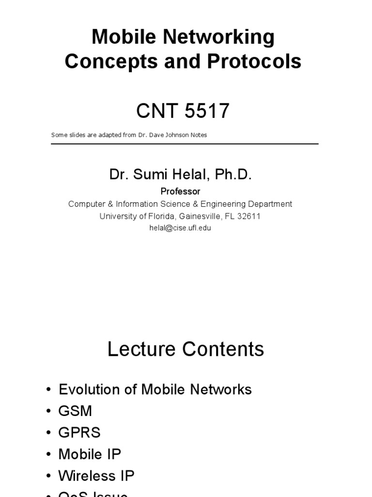 Mobile Networks | PDF | Internet Protocols | General Packet Radio Service