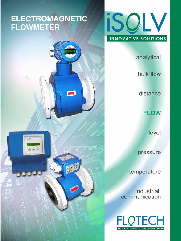 Electromagnetic Flowmeter FLOTECH | PDF | Flow Measurement | Physical ...