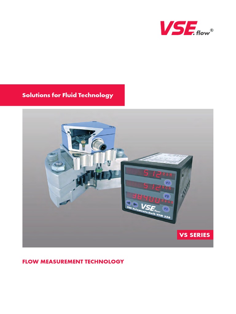 Vse Serievs | PDF | Flow Measurement | Paint