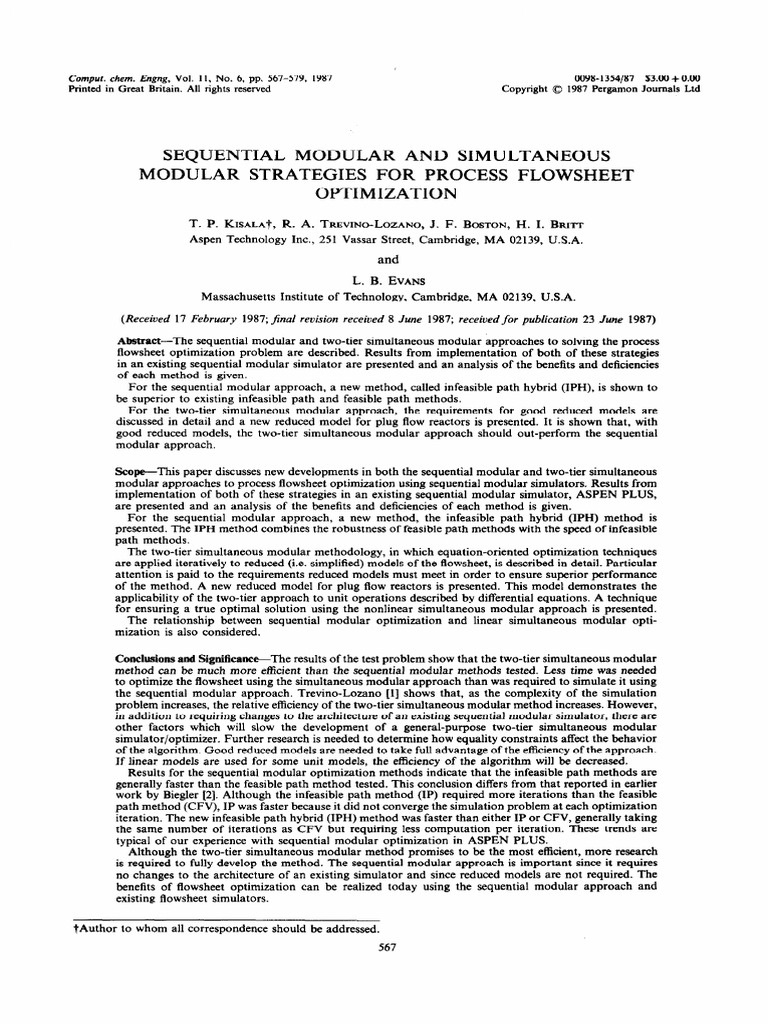 Sequential Modular and Simultaneous Modular Strategies | PDF ...