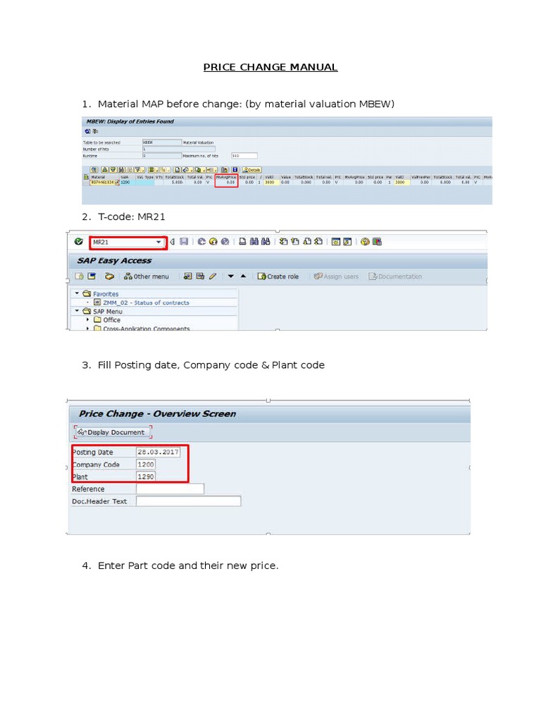 SAP MM -MR21 | Business | Free 30-day Trial | Scribd