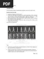 Flash Frame-By-Frame Animation 8-Frame Basic Walk Cycle | PDF | Foot ...