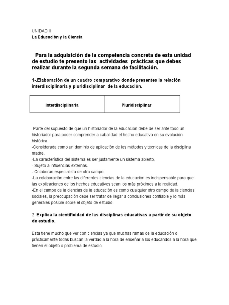 Unidad 2 de Introduccion A La Ciencia | PDF | Science | Verdad