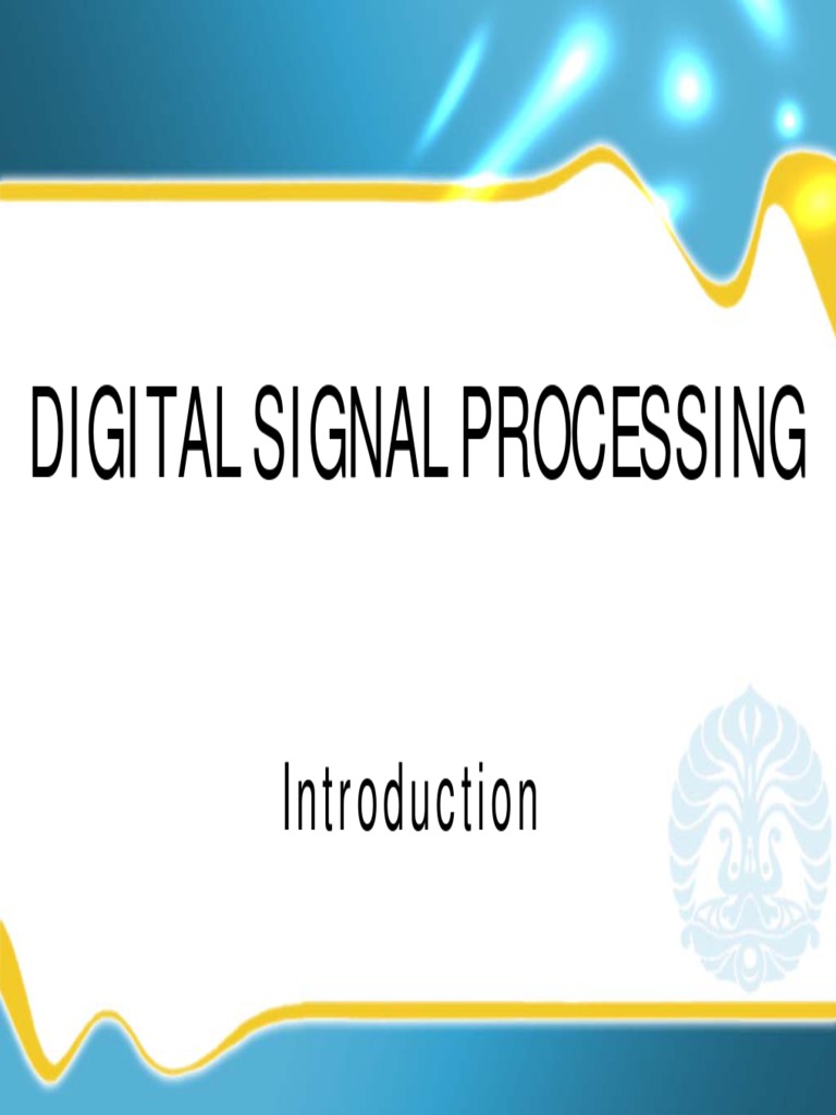 DSP Applications | PDF | Digital Signal Processing | Digital To Analog ...