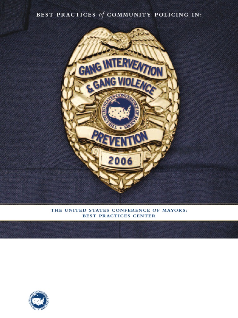 Best Practices of Community Policing In: Gang and Gang Violence ...