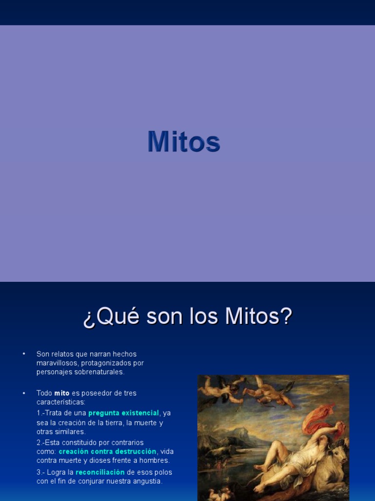 Los Mitos | PDF | Science | Ciencia filosófica