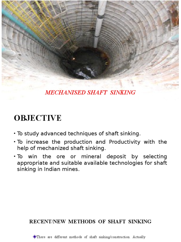 Mechanised Shaft Sinking | PDF | Machines | Mining