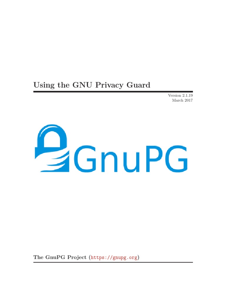 Gnupg Pdf Secure Shell Command Line Interface Free 30 Day Trial Scribd