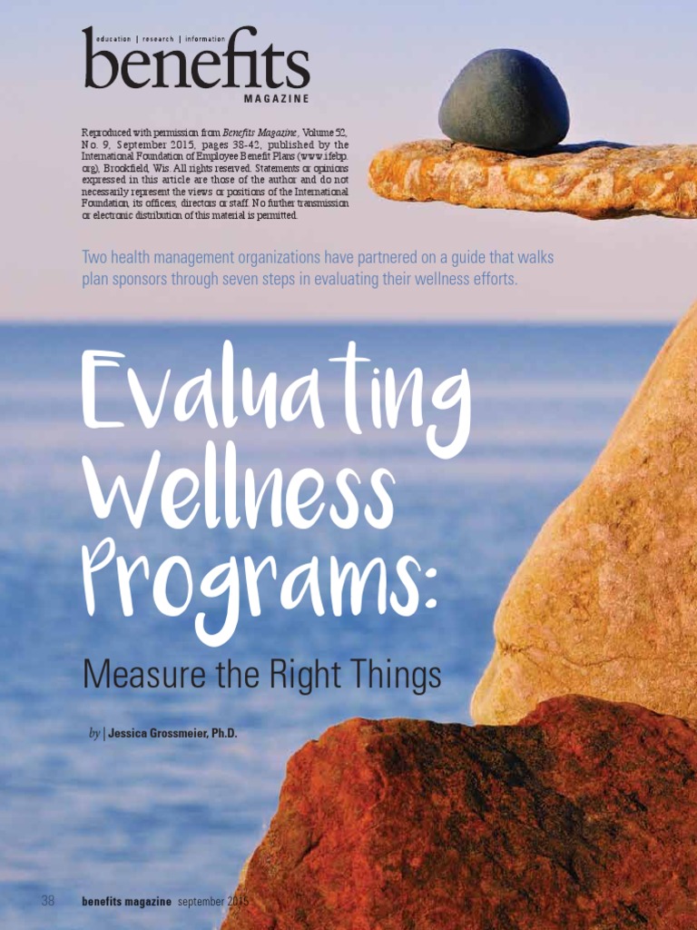 Evaluating Wellness Programs | PDF | Employment | Quality Of Life