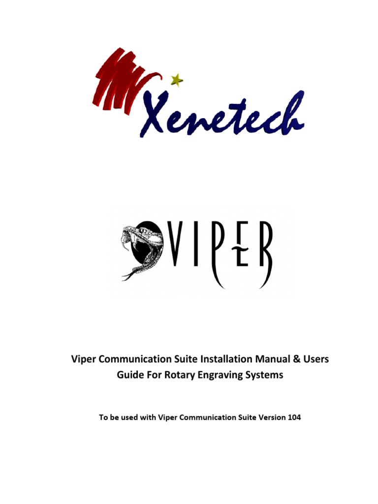 Viper Communication Suite User Guide | PDF | Installation (Computer ...