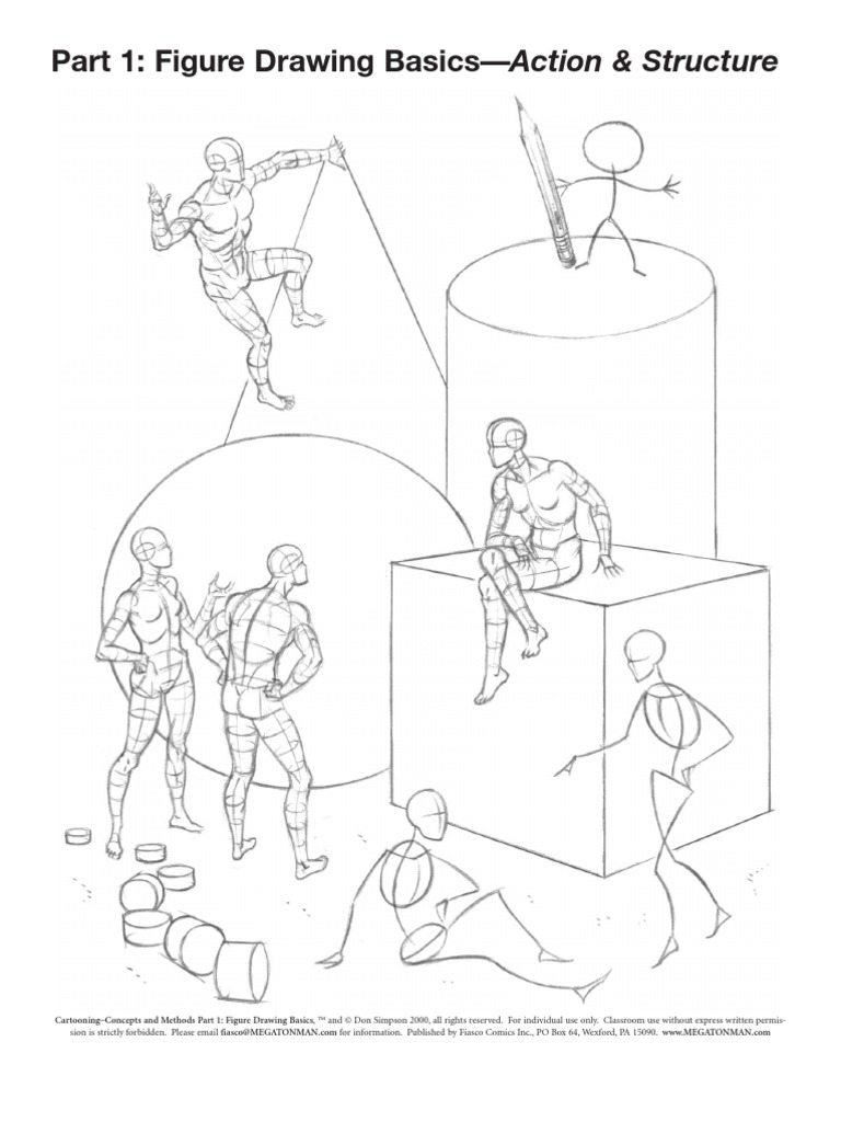 Como Dibujar Las Formas Básicas de Una Persona | PDF | Drawing | Nature