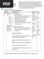 Extensor Tendon Repair Protocol | PDF