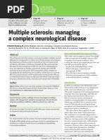 Multiple Sclerosis Concept Map | PDF | Multiple Sclerosis | Myelin