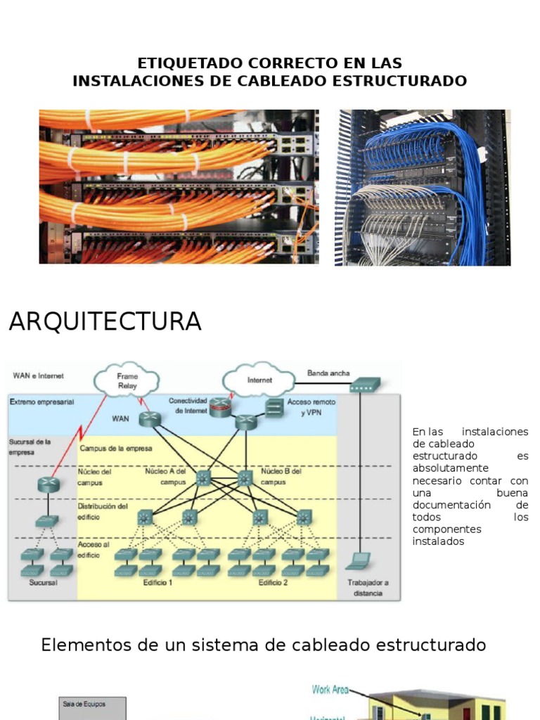 Etiquetado Correcto en Las Instalaciones de Cableado Estructurado | PDF | Telecomunicaciones ...