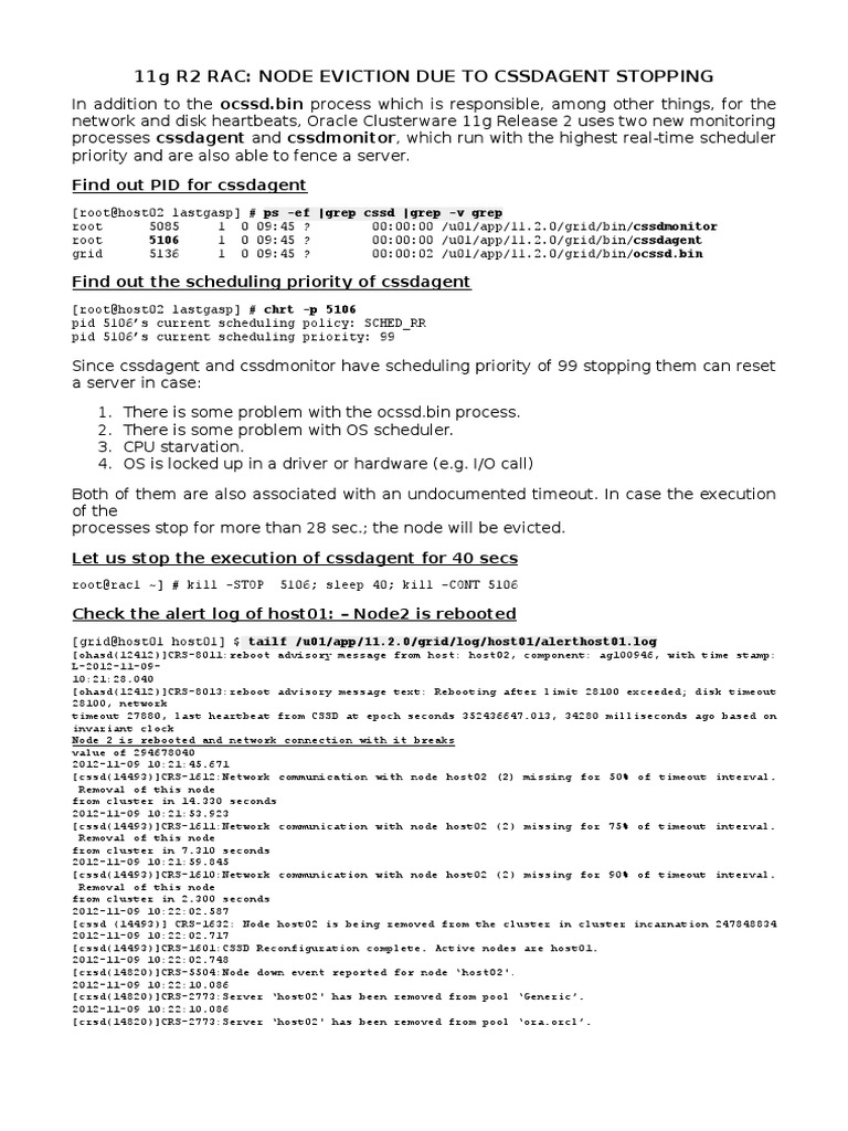 Node Eviction | PDF | Computer Cluster | Scheduling (Computing)
