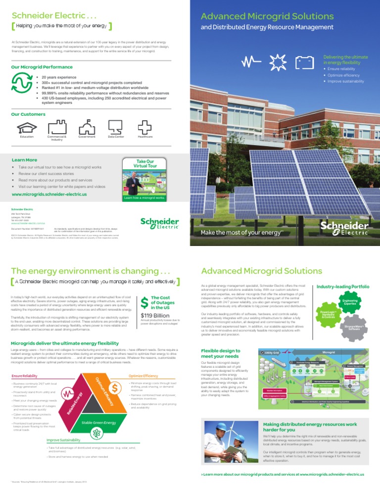 Siemens - Brochure - Advanced Microgrid Solutions PDF | PDF ...