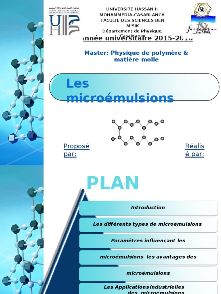 Applications et types de microémulsions | PDF