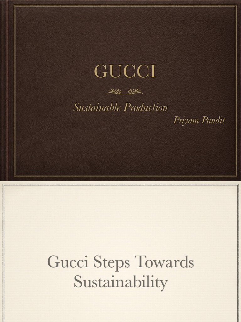 Gucci Steps Towards Sustainability with Biodegradable Materials and ...