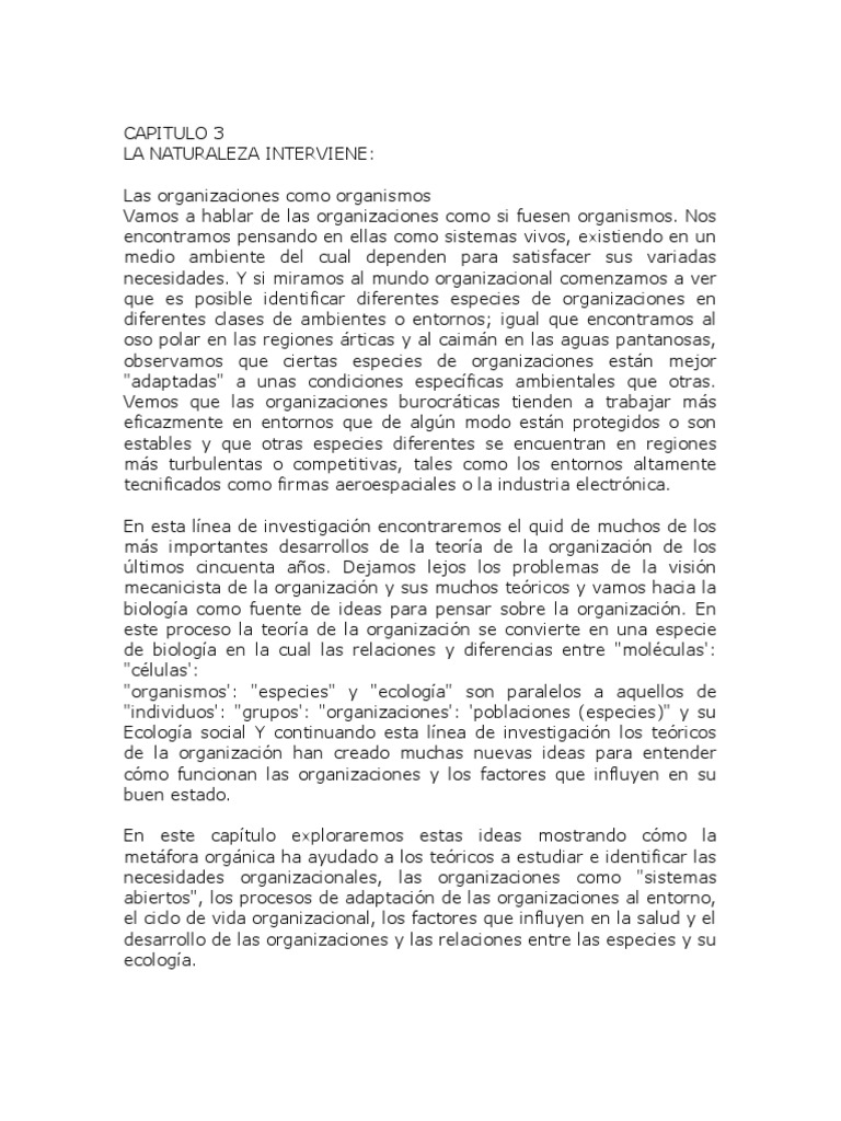 Morgan. Cap-3 Org | PDF | Organismos | Biología