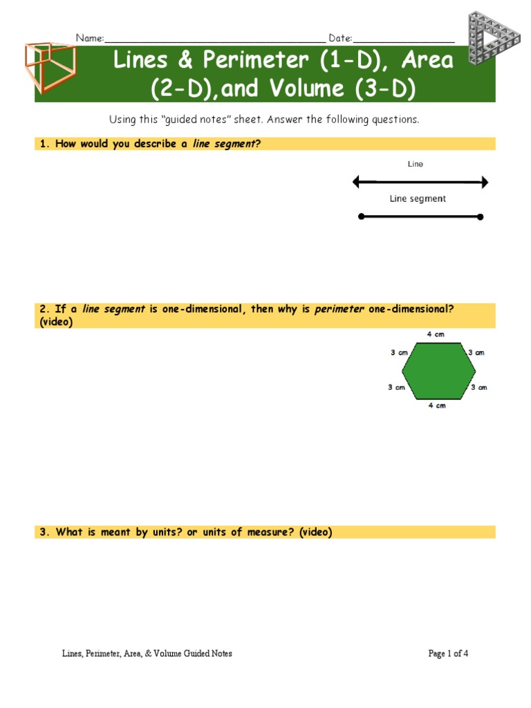 Perimiter-Area-Volume Guided-Notesv2 | PDF