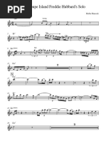 Almost Blue Trumpet Solo | PDF