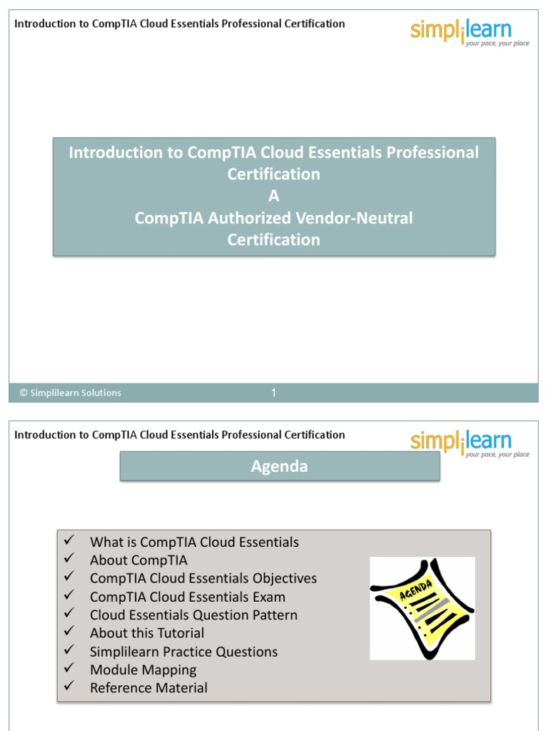 Module 00 - Introduction To Cloud Computing PDF | PDF | Comp Tia ...