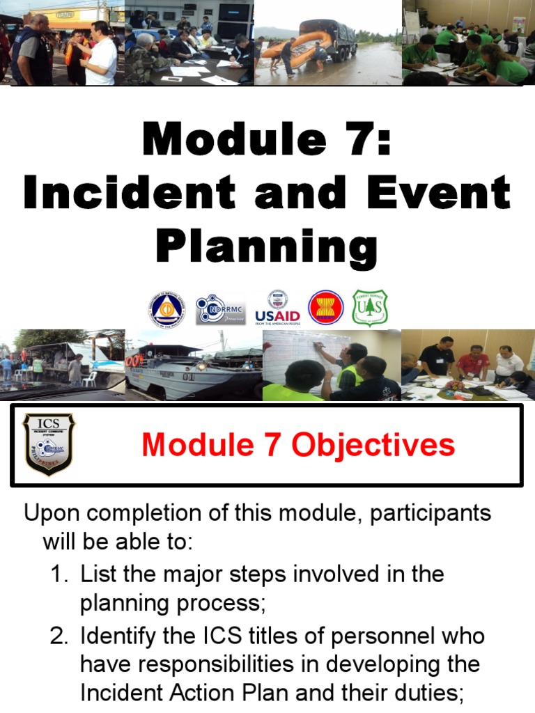 Module 7 | PDF | Incident Command System | Strategic Management
